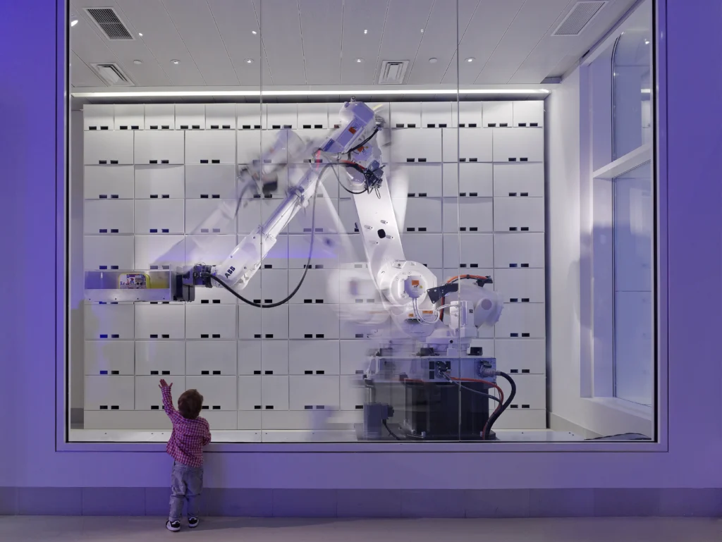 Yotel new york luggage robot : un vistazo al interior del sistema de ...